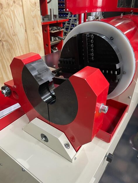 Custom clamp shells for short tubes | Copier Machinery